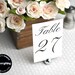 Wedding Table Card Template Printable Table Cards Wedding Table Number ...