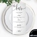 Editable Wedding Bar Menu Template Printable Wedding Bar Menu - Etsy