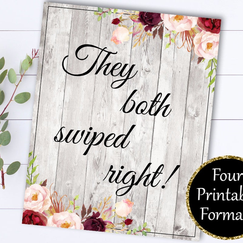 Tinder Wedding Invitation - Etsy