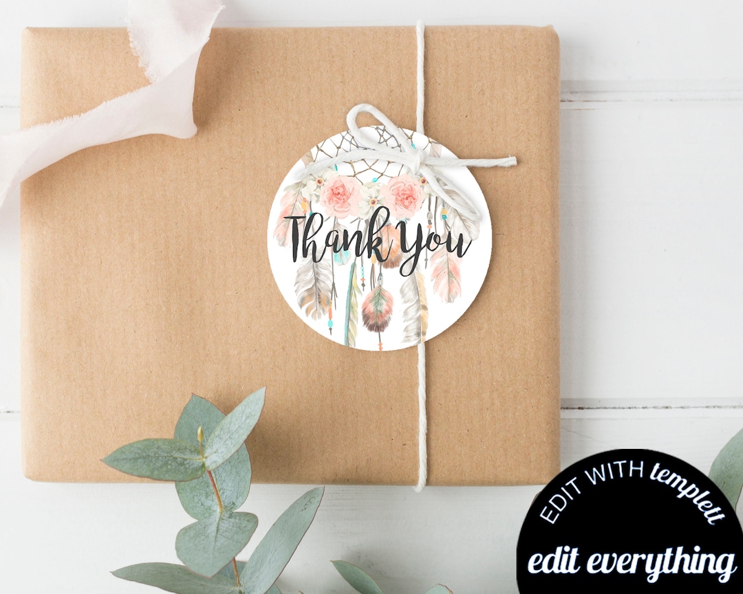 Dreamcatcher Baby Shower Gift Tags Dream Catcher Baby Shower Gift Tags ...