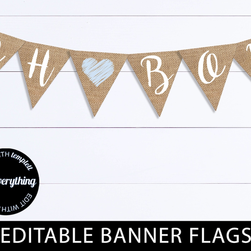Oh Boy Banner - Etsy