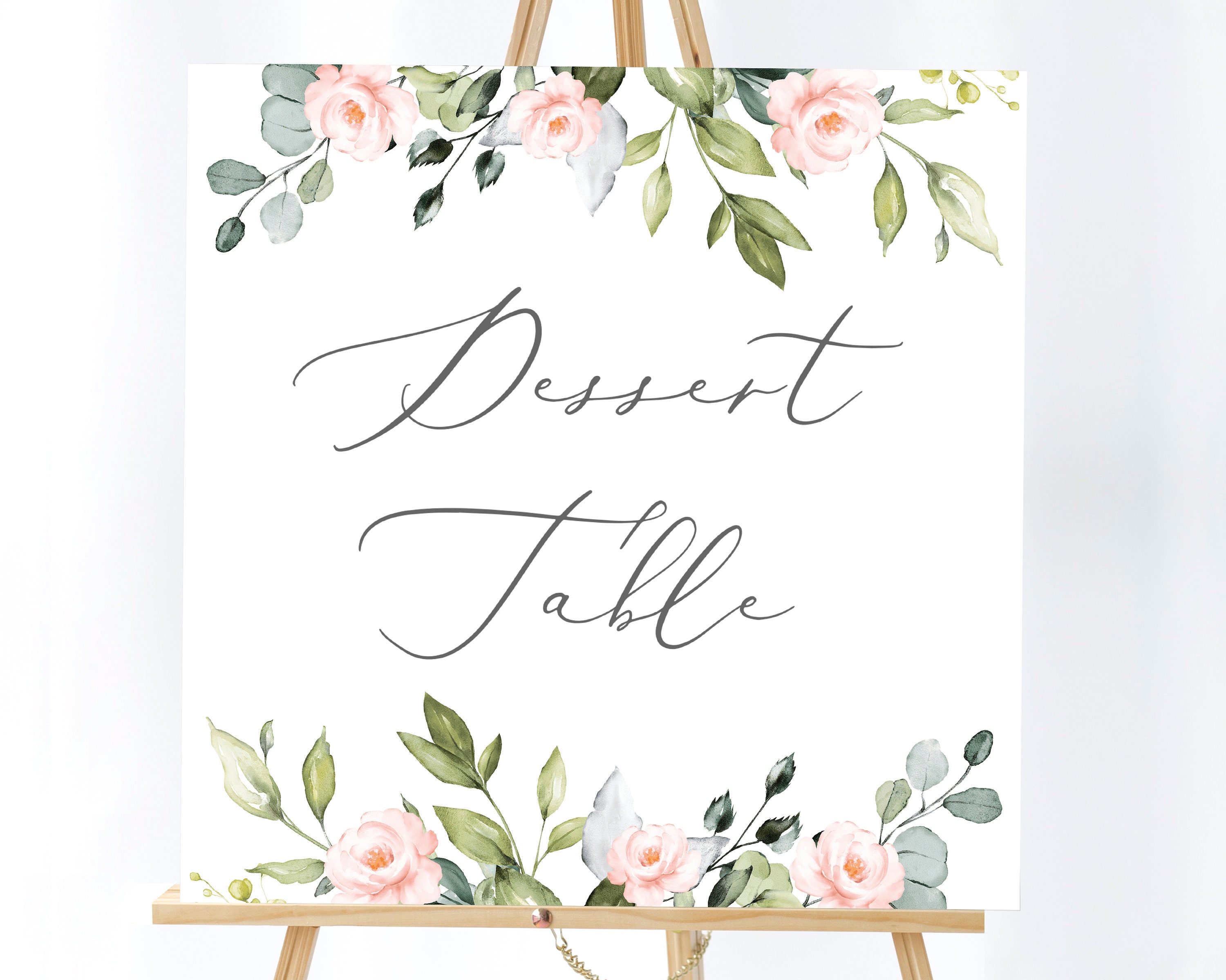 Dessert Table Sign Template Dessert Table Baby Shower Sign | Etsy