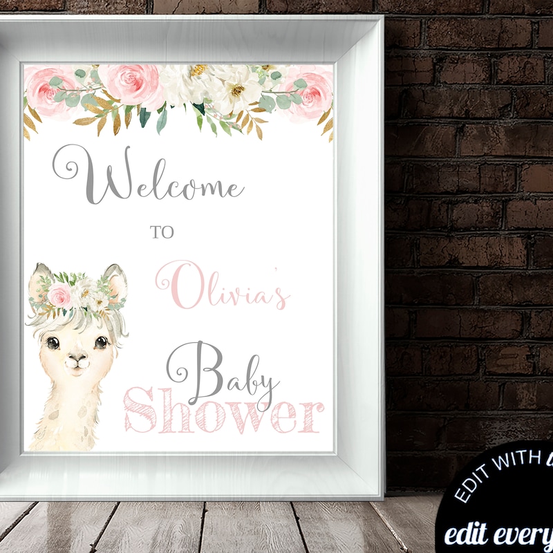 Llama Banner - Etsy