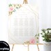 Geometric Baby Shower Seating Chart Printable Seating Chart Baby Shower ...