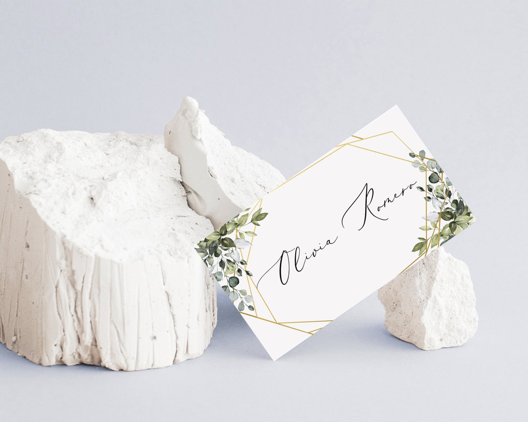 Editable Place Cards Template Printable Place Card Template - Etsy