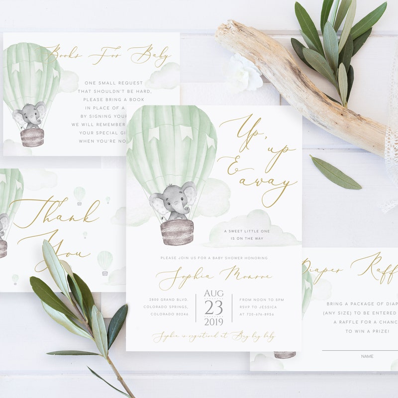 Balloon Invitation - Etsy