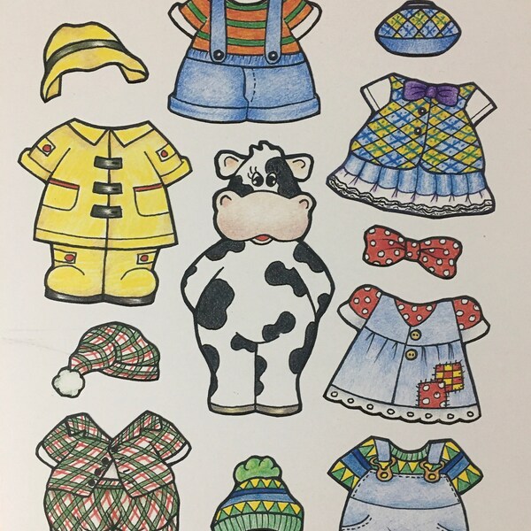 Magnetic Paper Dolls - Etsy