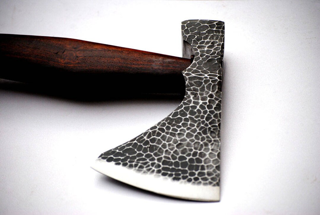 Viking Forged Camping Axe, Hatchet Axe With Ash Wood Shaft ...