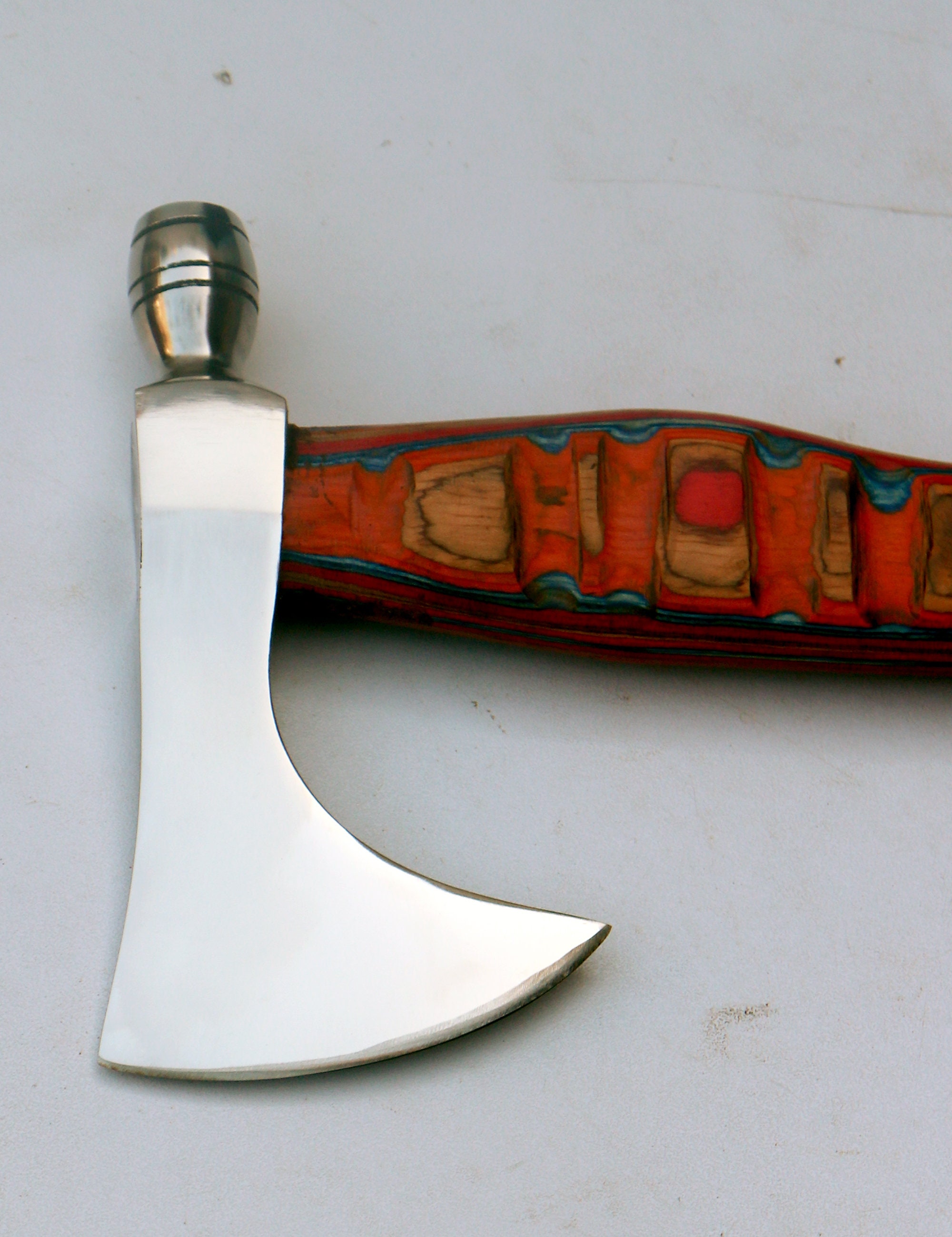 Viking Forged Camping Axe Hatchet Axe With Ash Wood Shaft - Etsy