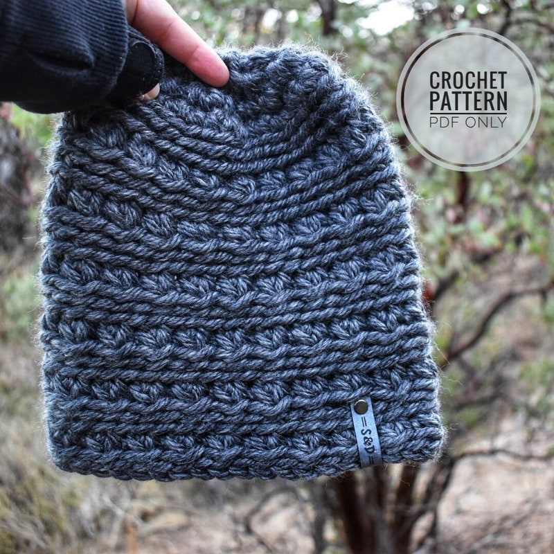 Double Layer Beanie Pattern - Etsy