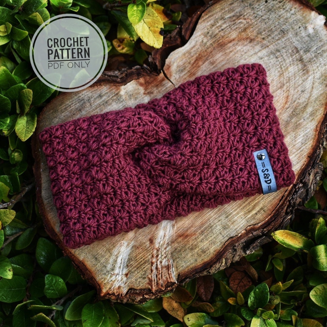 HOMESTEAD HEADWRAP Crochet Pattern Crochet Headwrap Crochet Headband Headwrap Headband Crochet ...