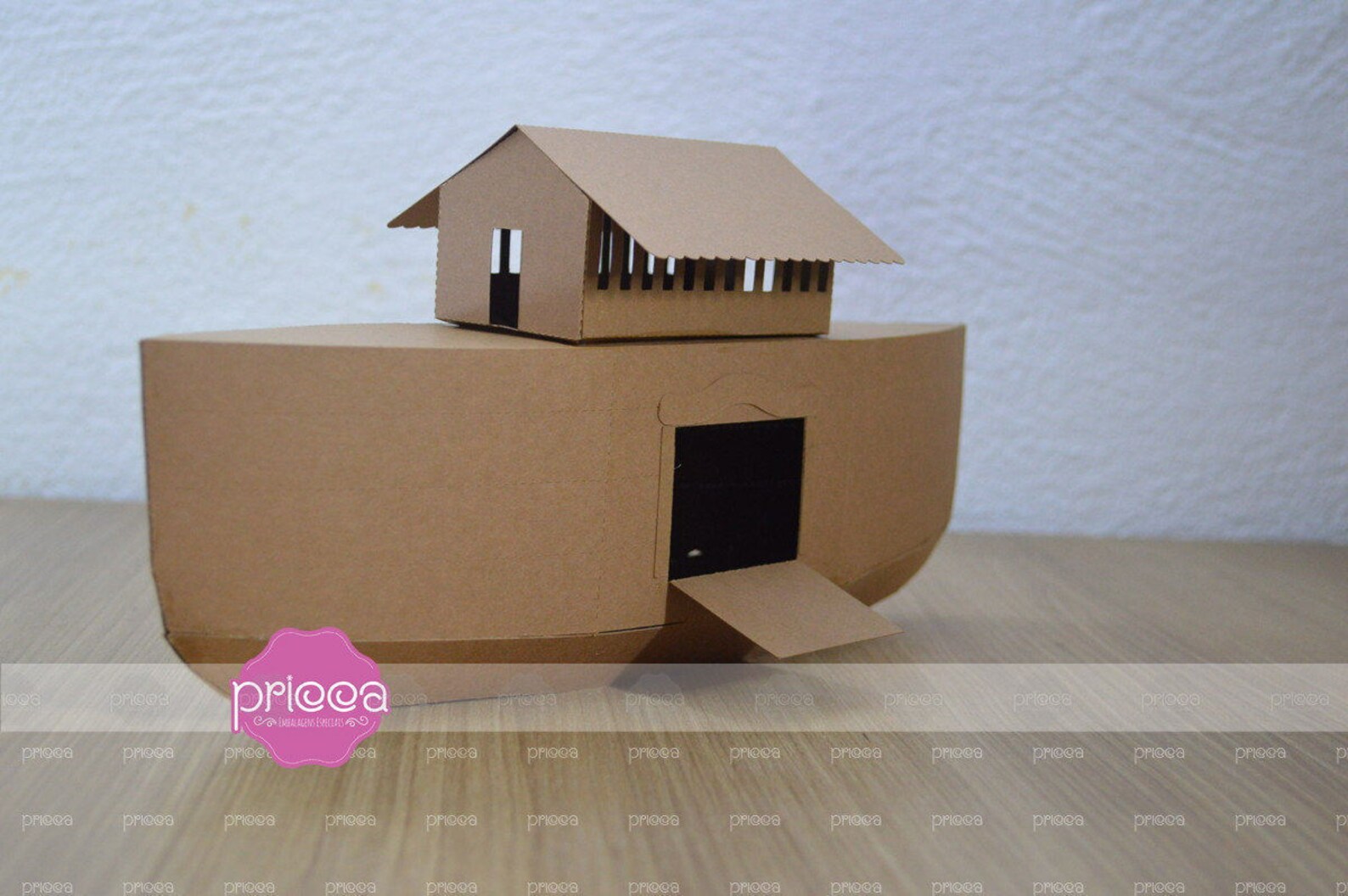 3D SVG Noah s Ark Template DIY Craft Noah s Ark Etsy