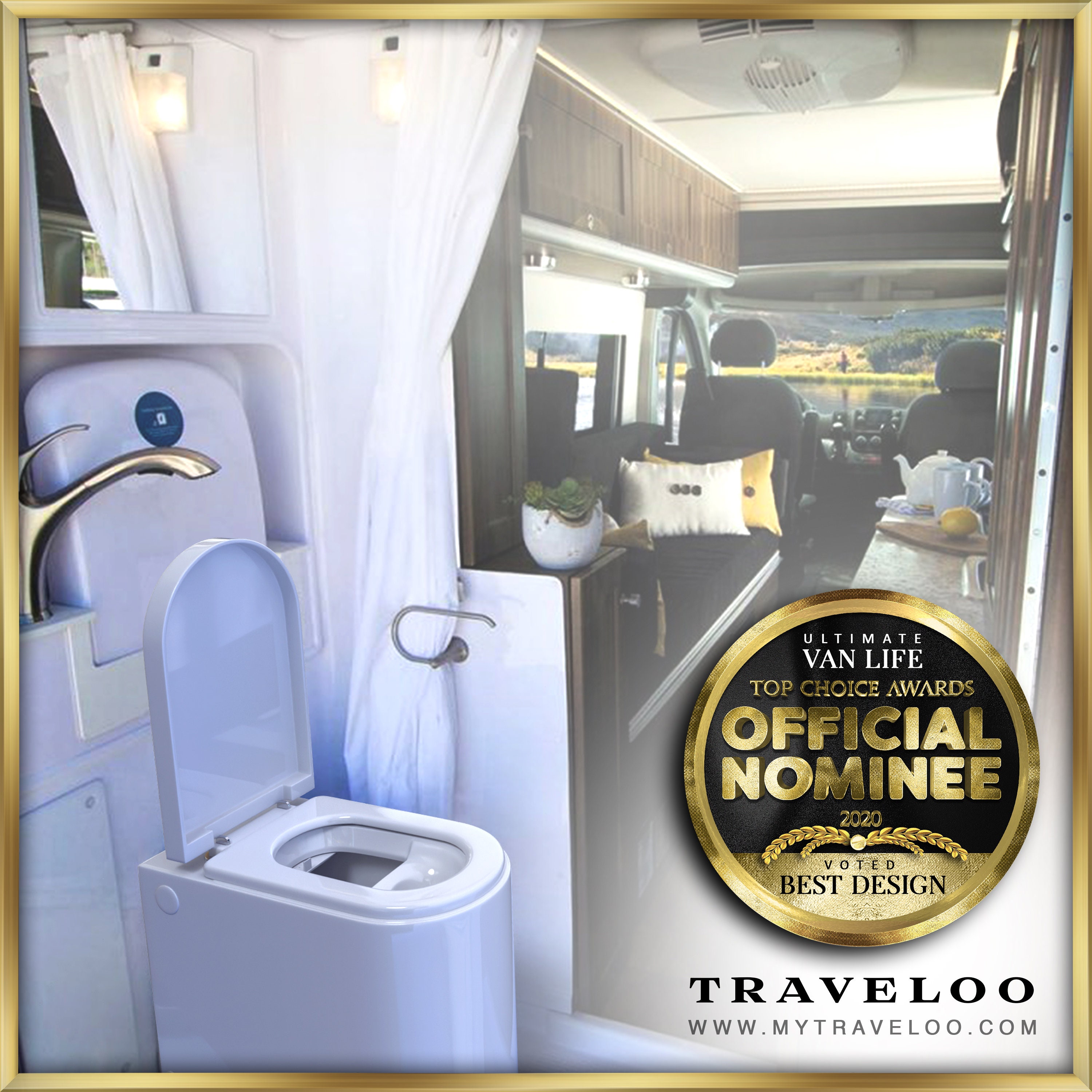 TRAVELOO TOILET | Modern Eurostyle 12V Urine Diverting / Separator ...