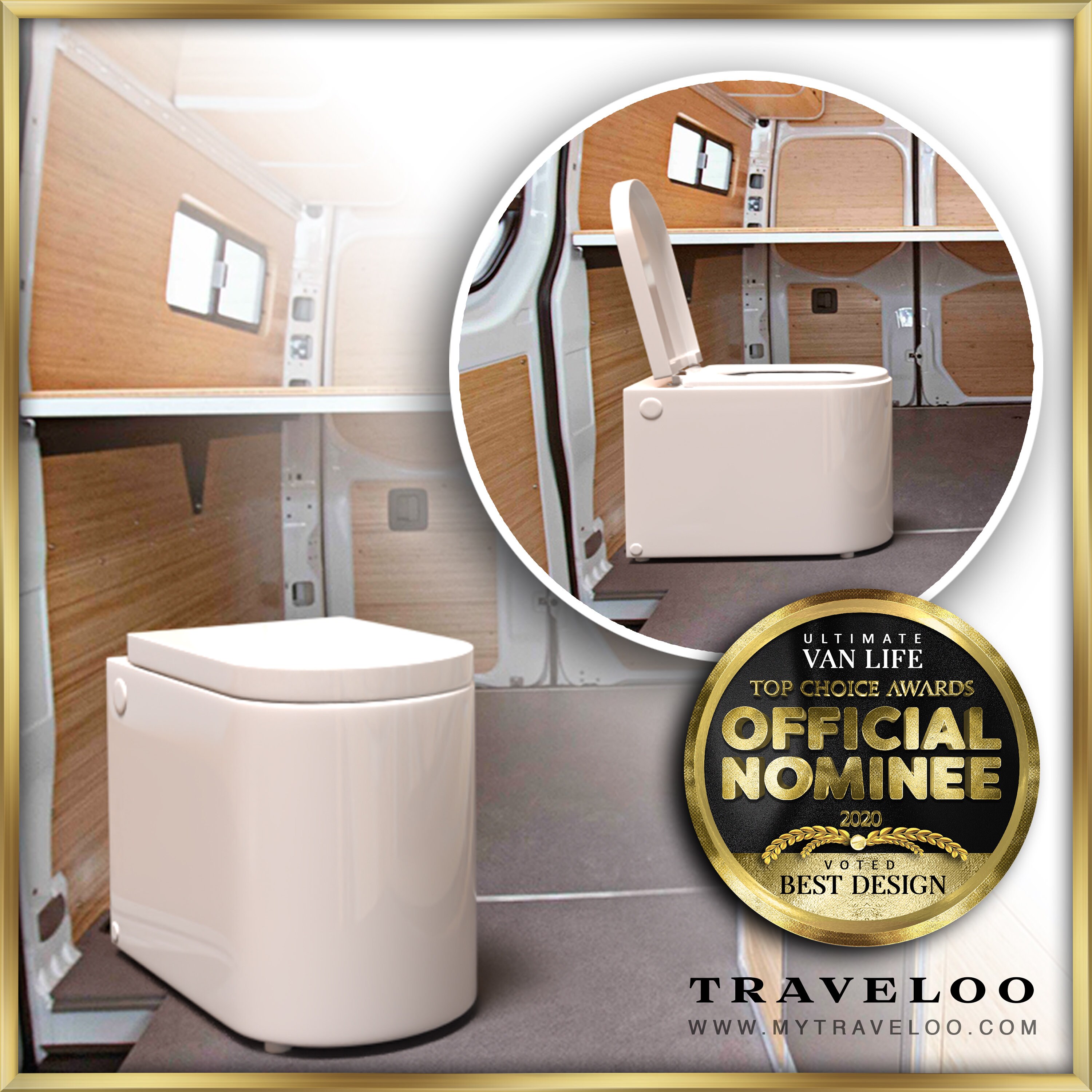 TRAVELOO TOILET | Modern Eurostyle 12V Urine Diverting / Separator ...
