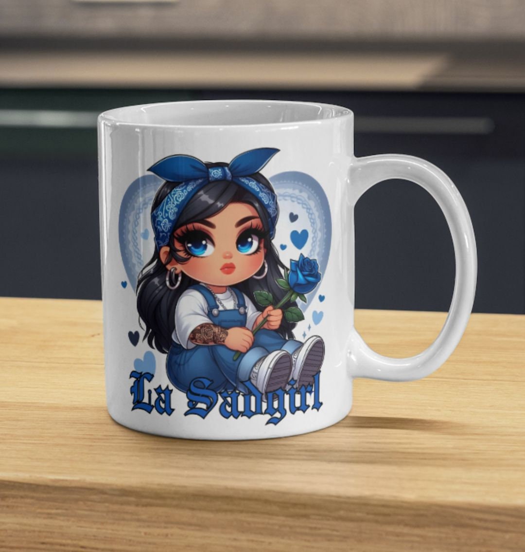 La Sad Girl Coffee Mug - Etsy