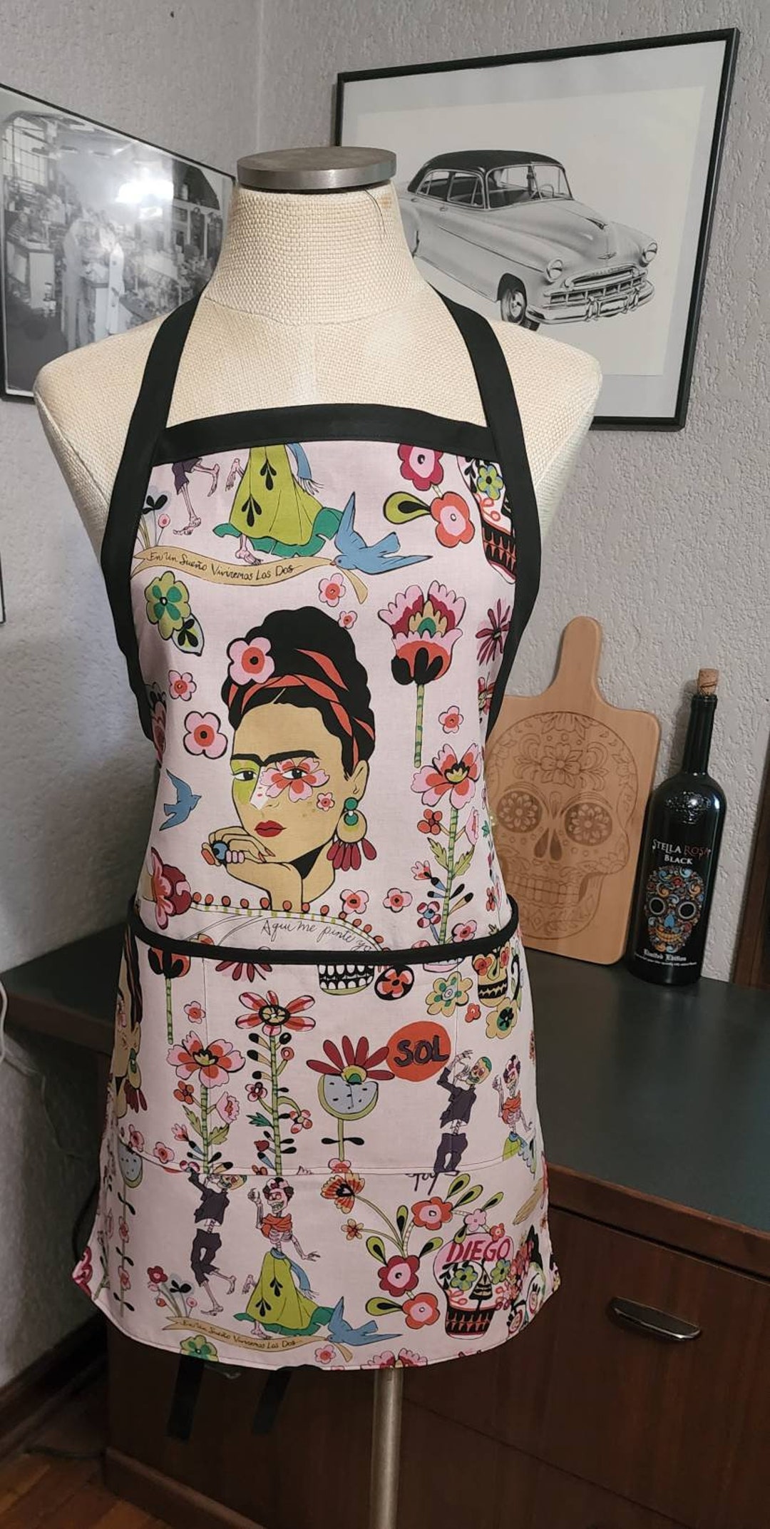 Frida Kahlo Apron - Etsy