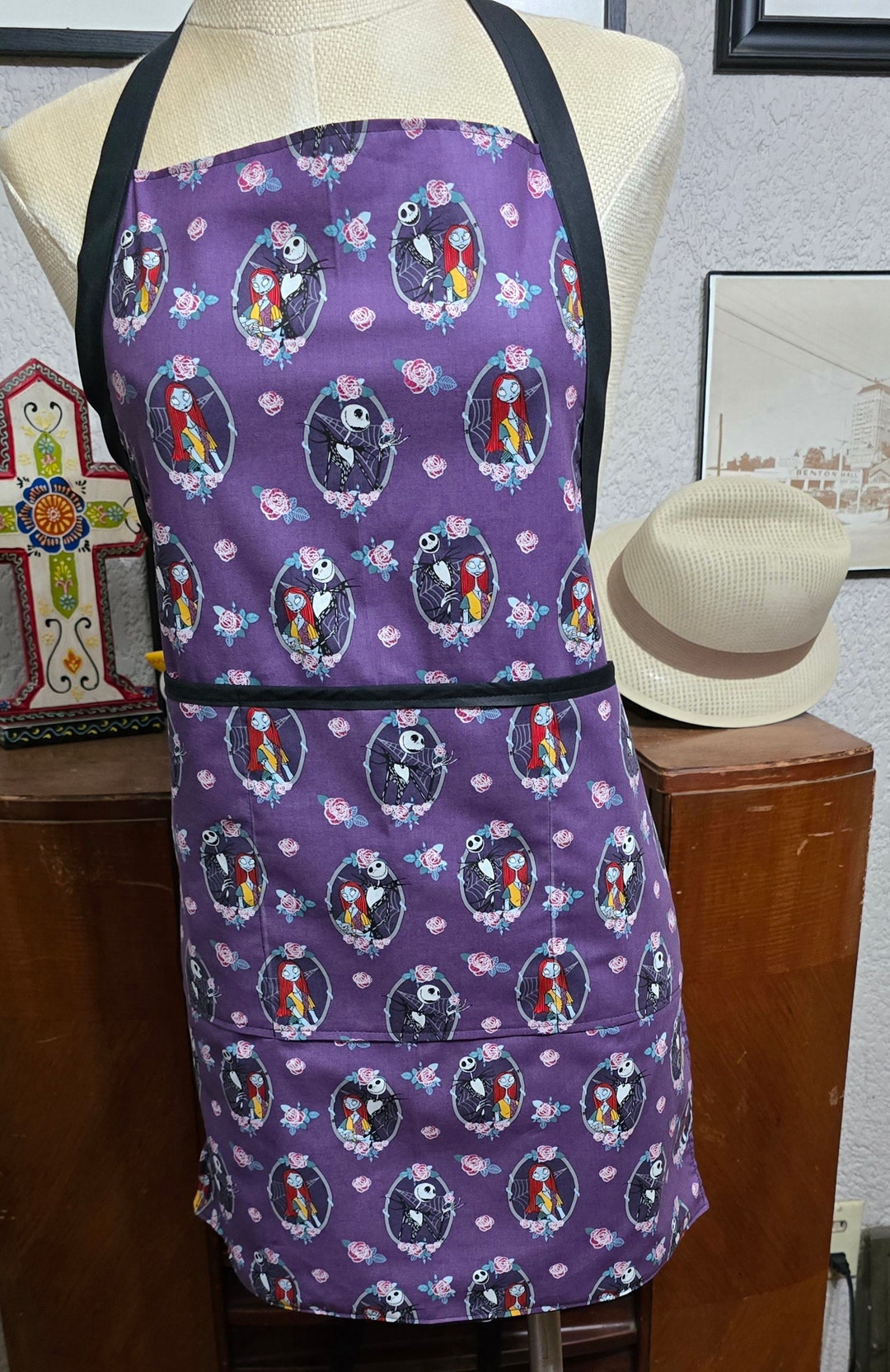 Jack and Sally Apron - Etsy