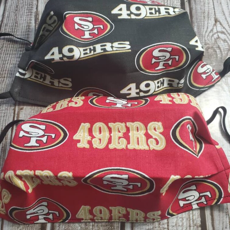 San Francisco 49ers Face Mask - Etsy