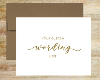 Custom Blank Card | Etsy