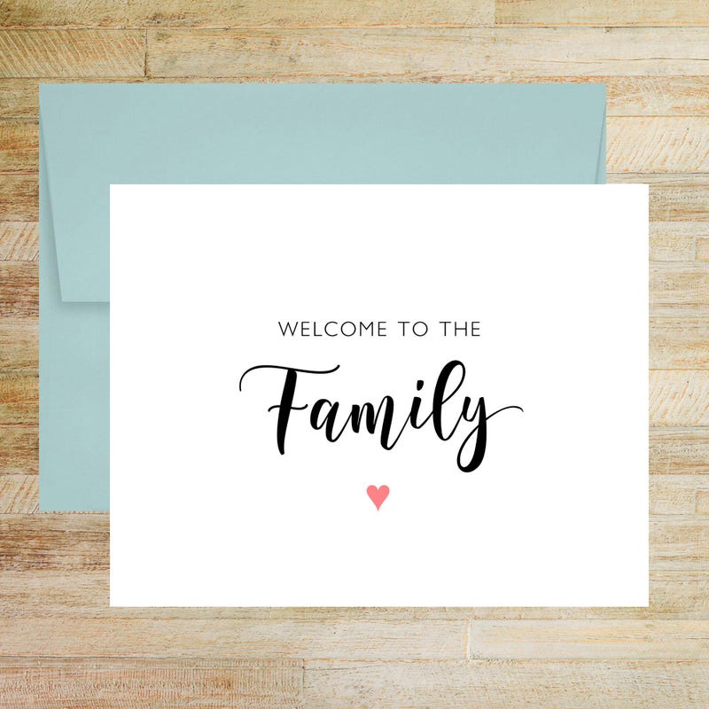Wedding Welcome Card - Etsy