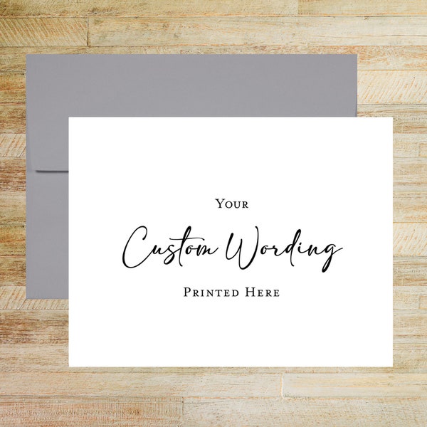 Calligraphy Card - Etsy
