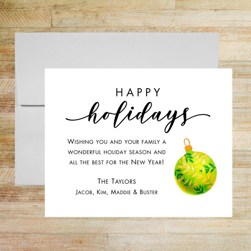 Holiday Card - Etsy