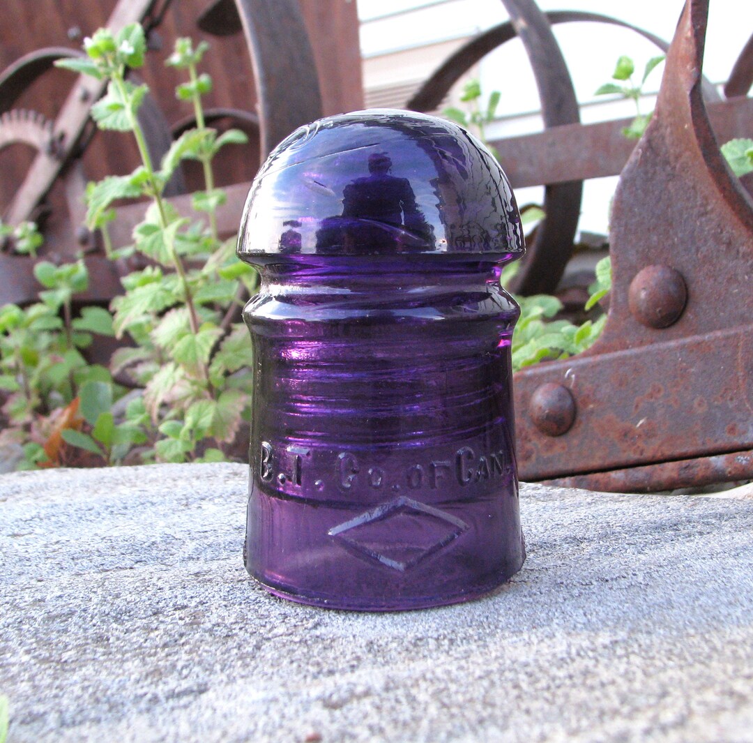 Nice Royal Purple Canadian DIAMOND Insulator CANADA Cd 102 - Etsy