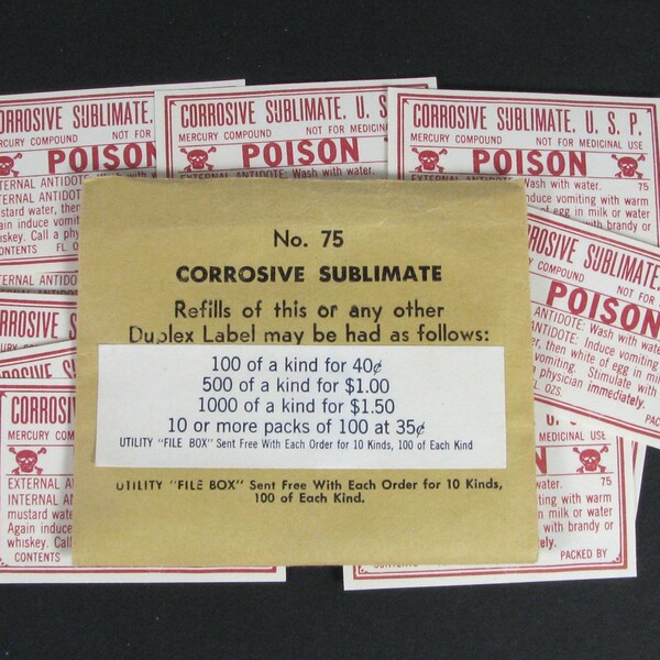 Corrosive Sublimate - Etsy