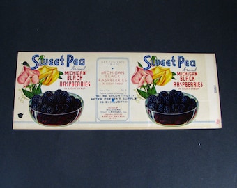 Sweet Pea Label - Etsy