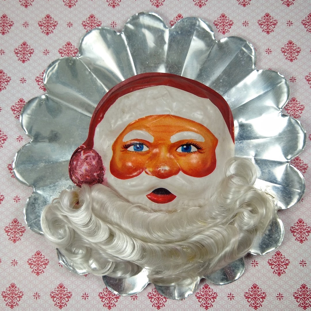 1950s Santa Claus Christmas Light Cover Reflector - Etsy