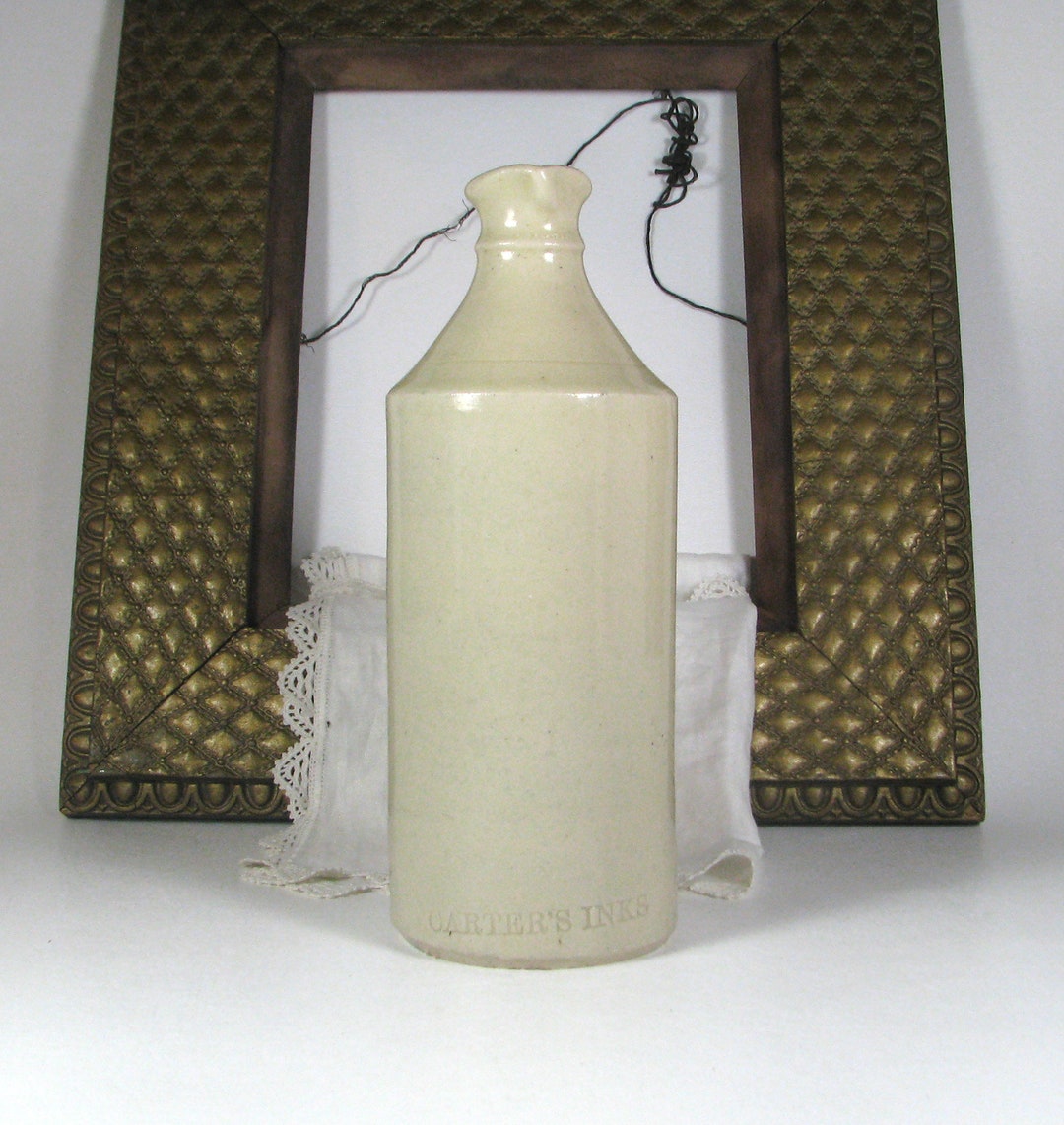 CARTER'S Stoneware Master Ink Bottle With Pour Spout, , Ca 1890-1900 ...