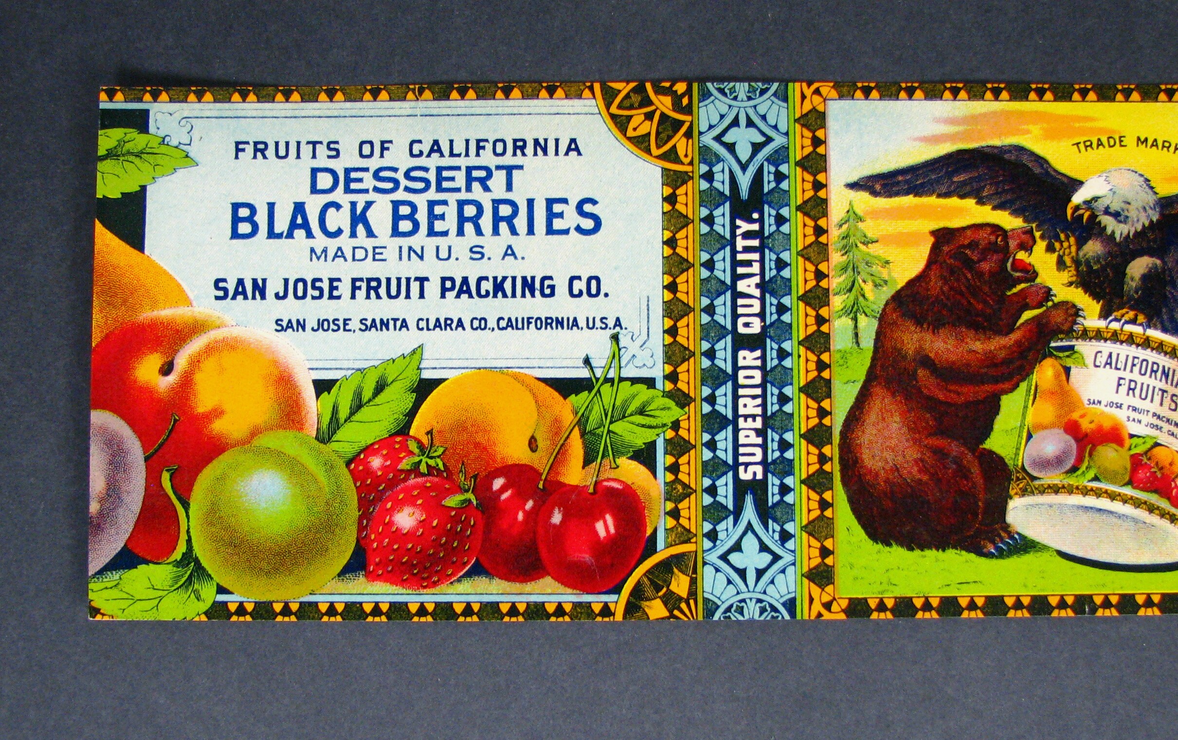 Art & Collectibles Advertisements Original vintage Tin Can label c1890s ...