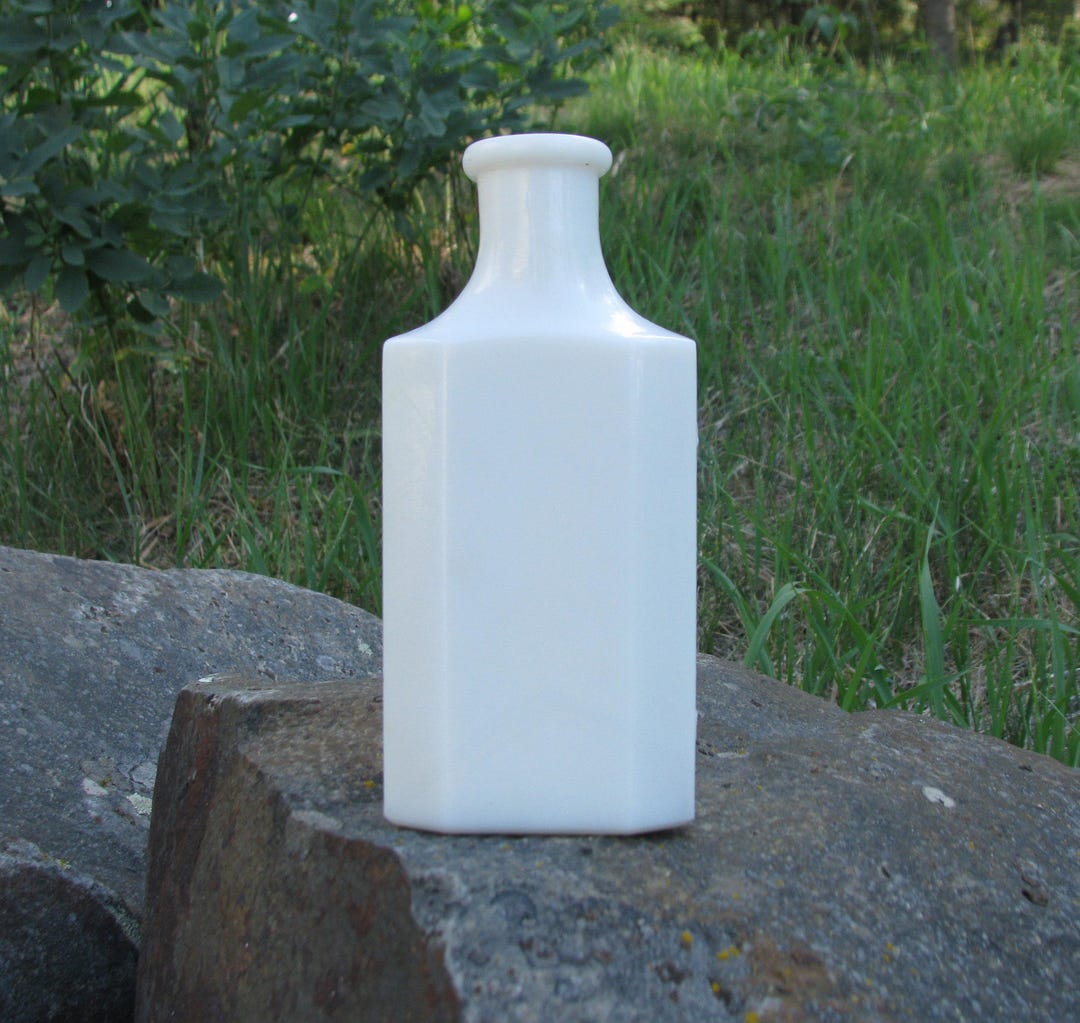 Milk Glass SANITOL for the TEETH Dentist Bottle, Old Dental Tooth ...