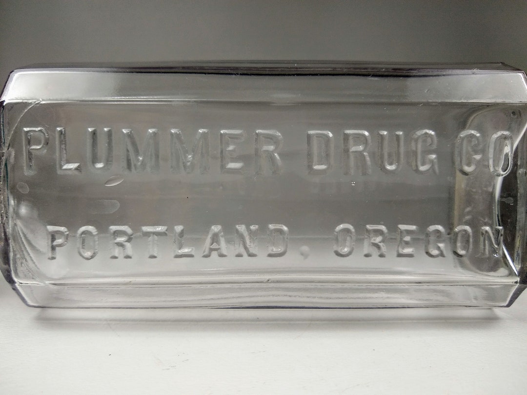 1910s Portland Oregon Drugstore Bottle, Plummer Drug Company, 6 Oz ...
