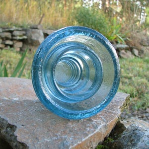 Steely Blue Mclaughlin No. 42 Insulator, 1920's, Vernon CA, CALIFORNIA ...