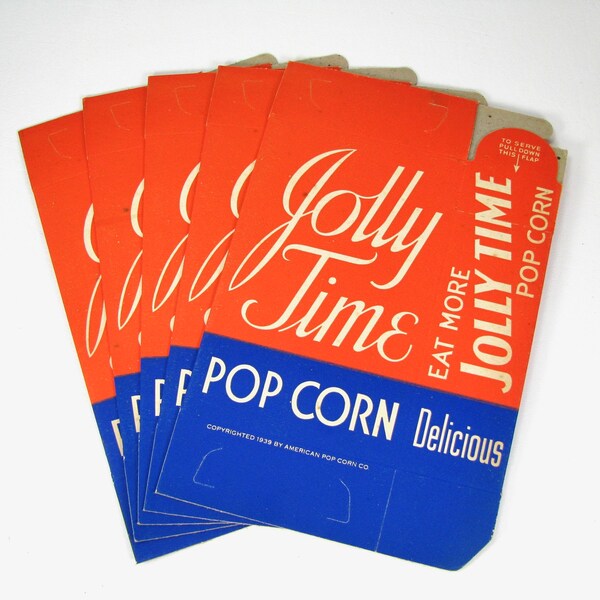 Pop Corn Boxes - Etsy