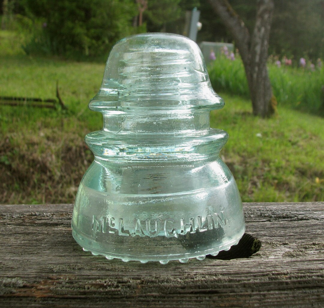 Light Green Mclaughlin No. 42 Insulator, 1920's, Vernon CA, CALIFORNIA ...
