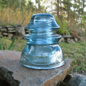 Steely Blue Mclaughlin No. 42 Insulator, 1920's, Vernon CA, CALIFORNIA ...