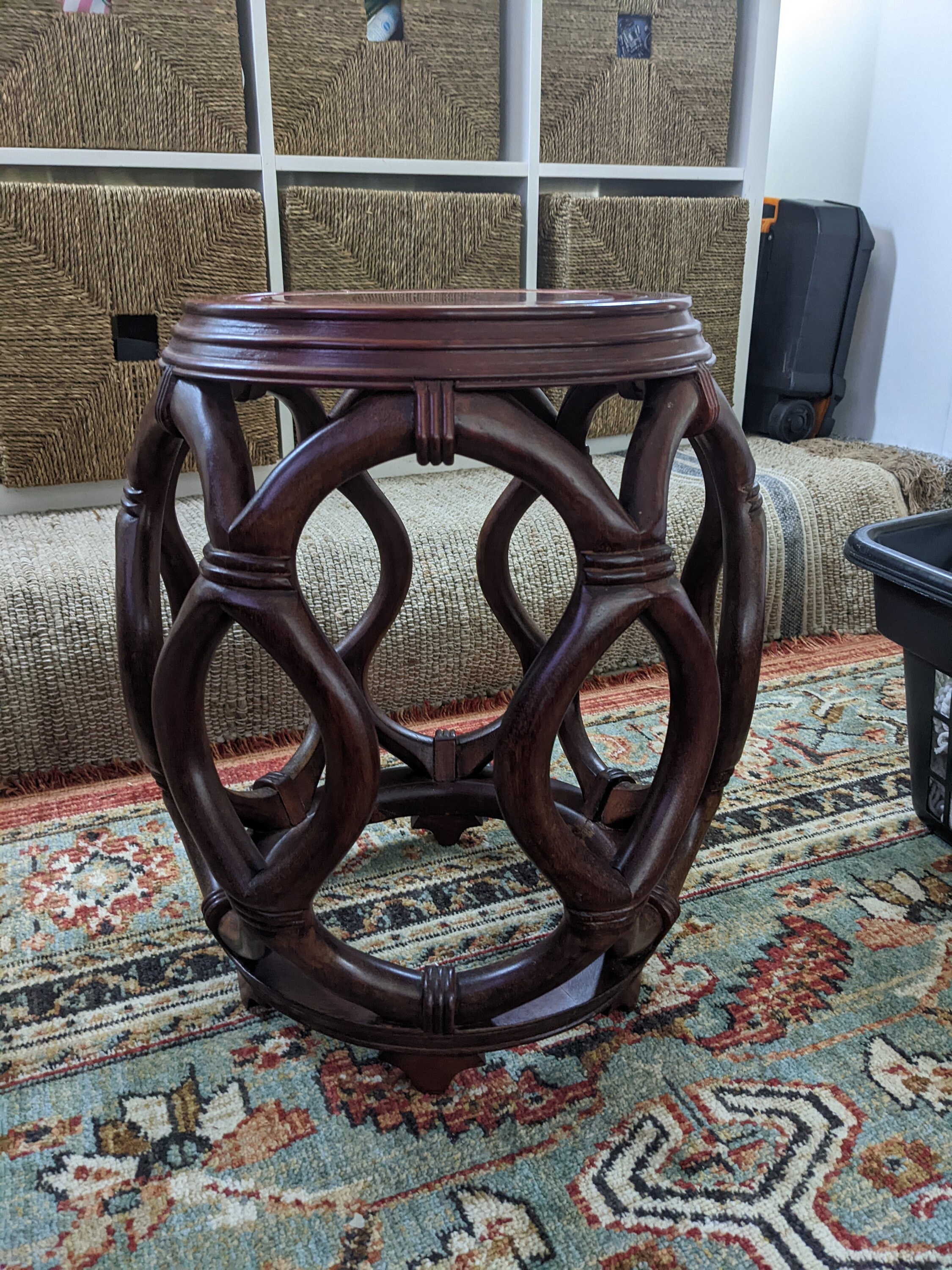 Chinese Vintage Table Hand Carved Rosewood - Etsy