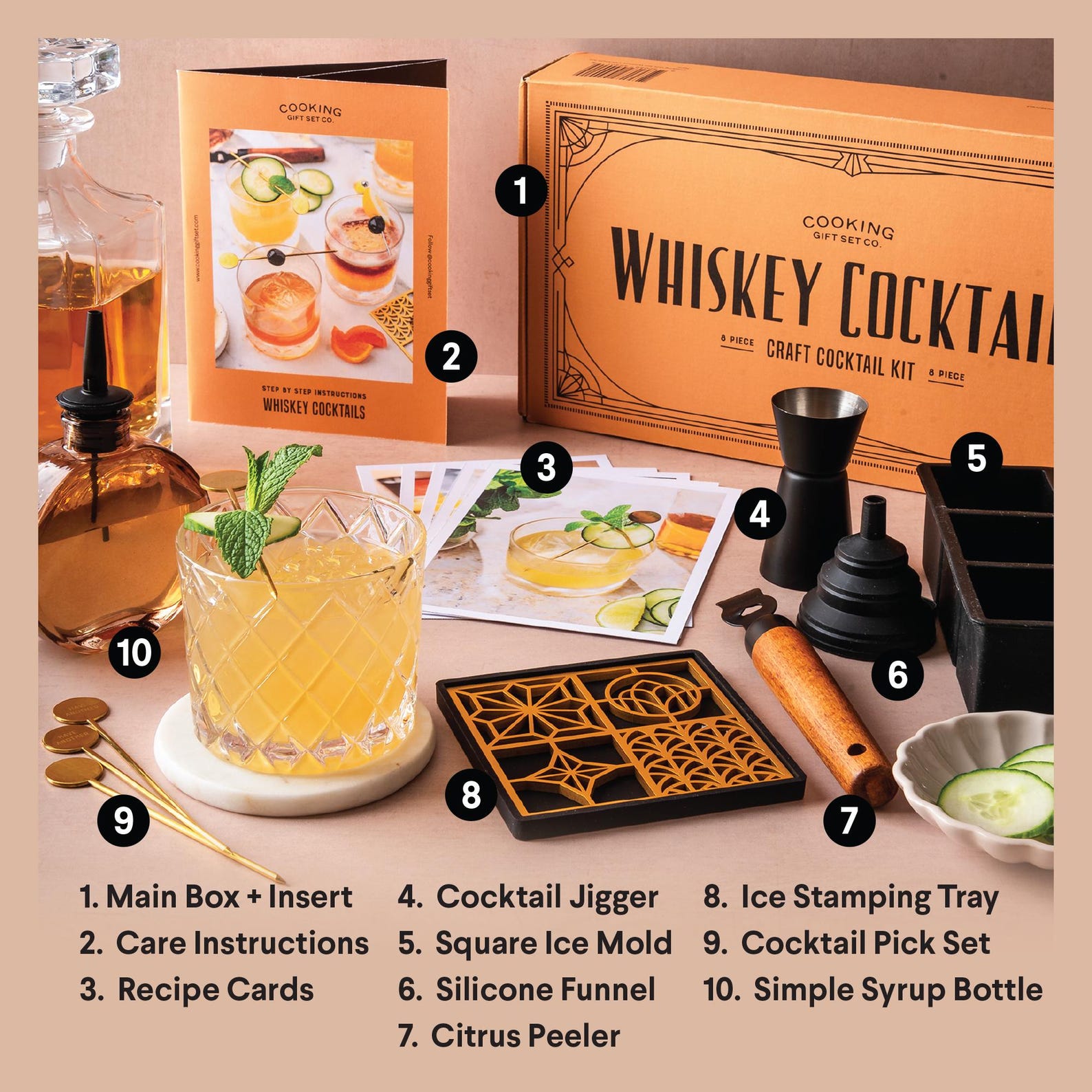 Whiskey Cocktail Kit for Couples: Romantic Date Night Barware Gift - Etsy