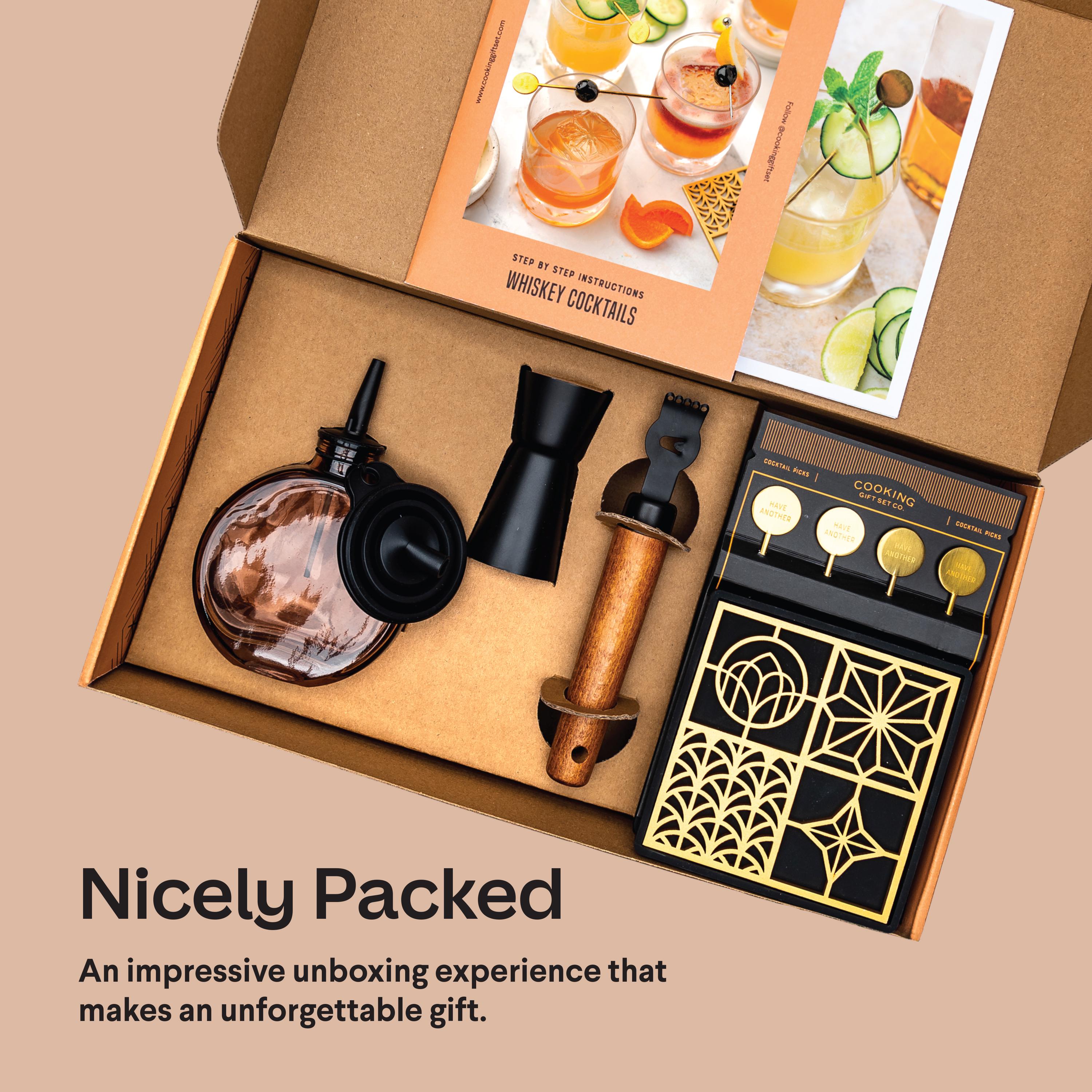 Whiskey Kit 65th Birthday Gift Set for Whisky Lovers Barware Set for ...
