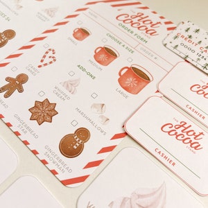 Hot Chocolate Dramatic Play Set PRINTABLE | Hot Cocoa Role Play Set ...