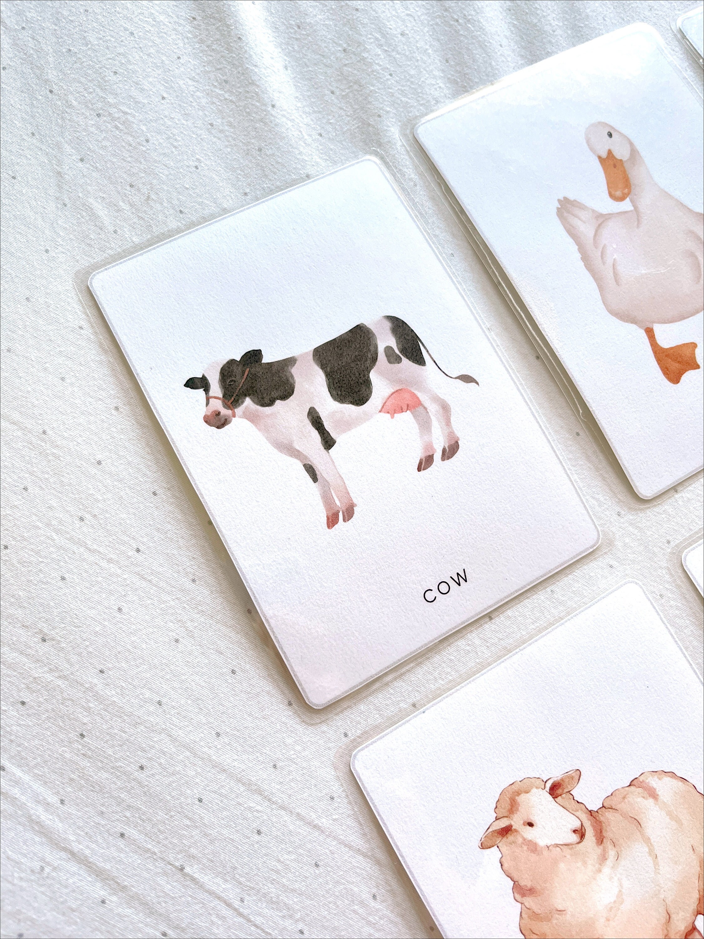 Printable Farm Animal Cards Toobs Matching Cards Montessori - Etsy ...