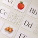 Educational Alphabet Flashcards ABC Montessori Flashcards, Homeschool ...