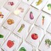 Printable Vegetable Flash Cards Montessori Cards, Homeschool Resources ...