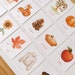 English/spanish Autumn Word Cards Homeschool Resources, Fall Nature ...