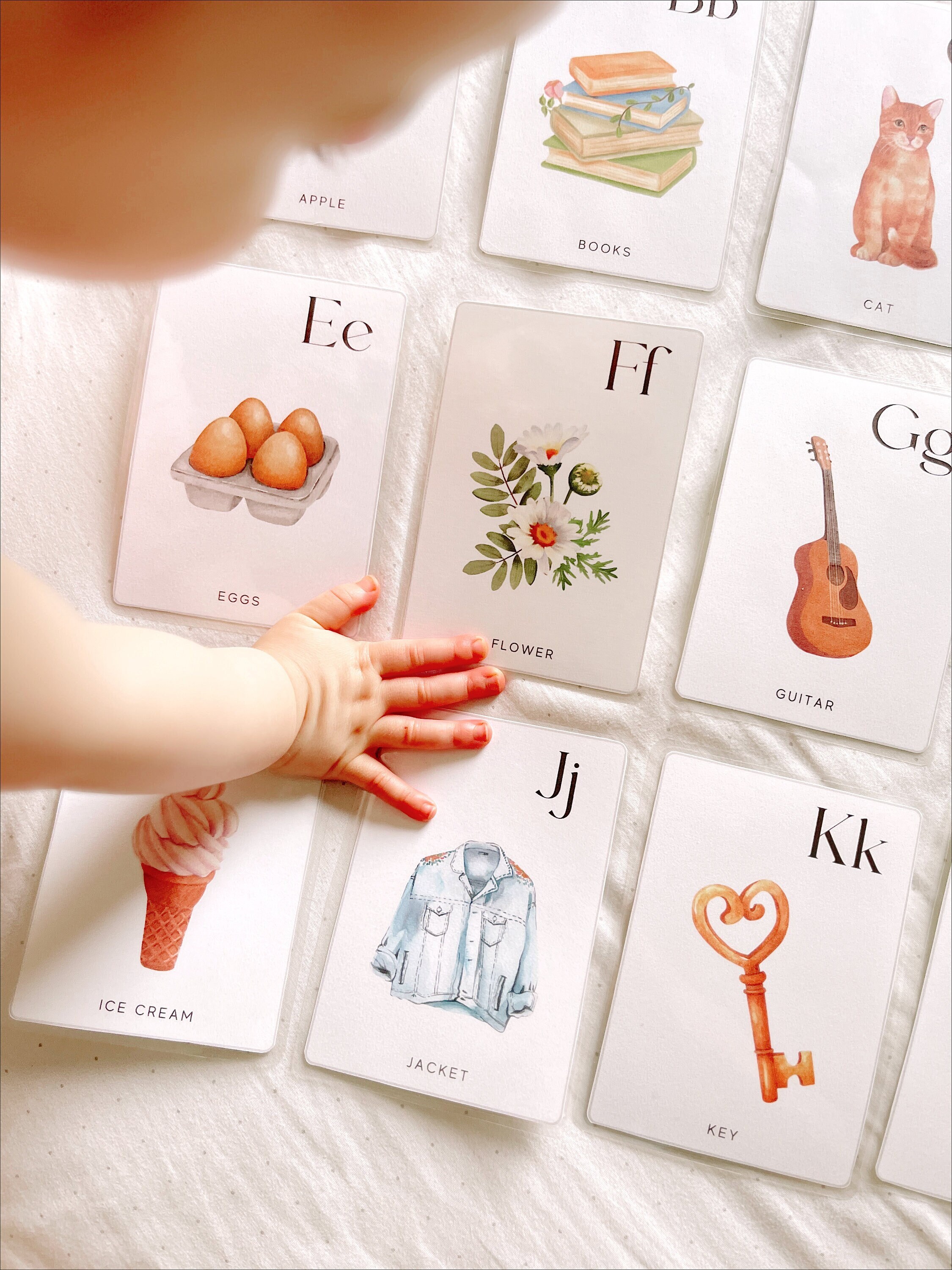 Educational Alphabet Flashcards ABC Montessori Flashcards, Homeschool ...