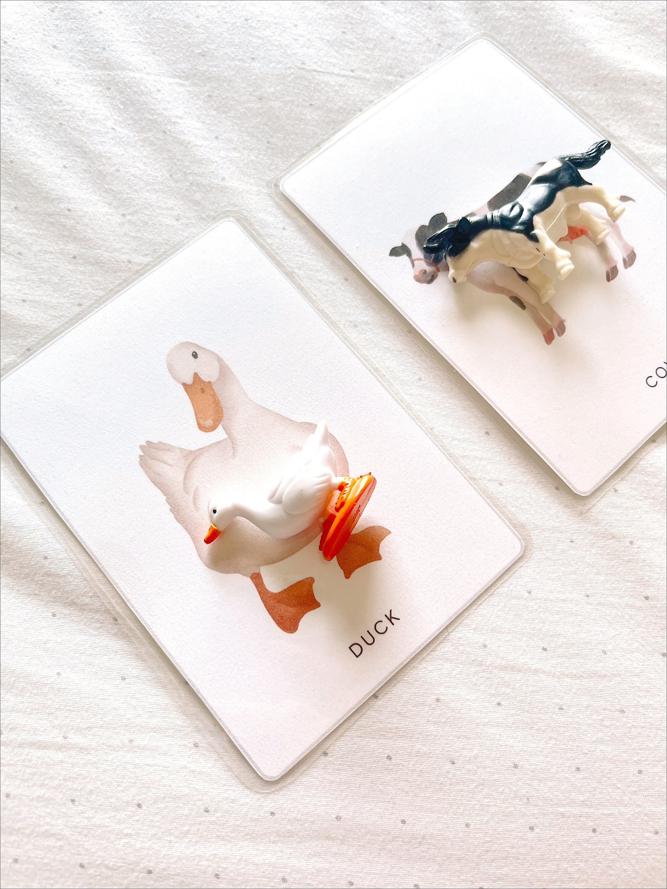 Printable Farm Animal Cards Toobs Matching Cards Montessori - Etsy ...