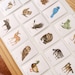 Printable Forest Animal Cards Toobs Matching Cards, Montessori Flash ...