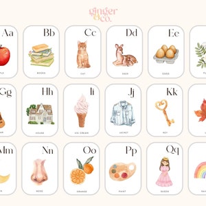 Printable Alphabet Cards | Montessori Cards, Homeschool Resources ...